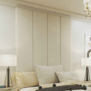 Padded Upholstered Wall Panel Headboard – Handmade in UK